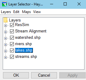 Map Layer Drawing Properties