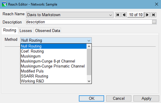 Reach Editor: Routing Tab