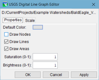 USGS Digital Line Graph Maps (*.dlg)