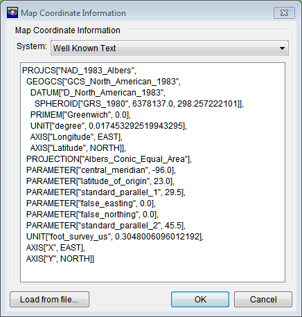Coordinate System Types