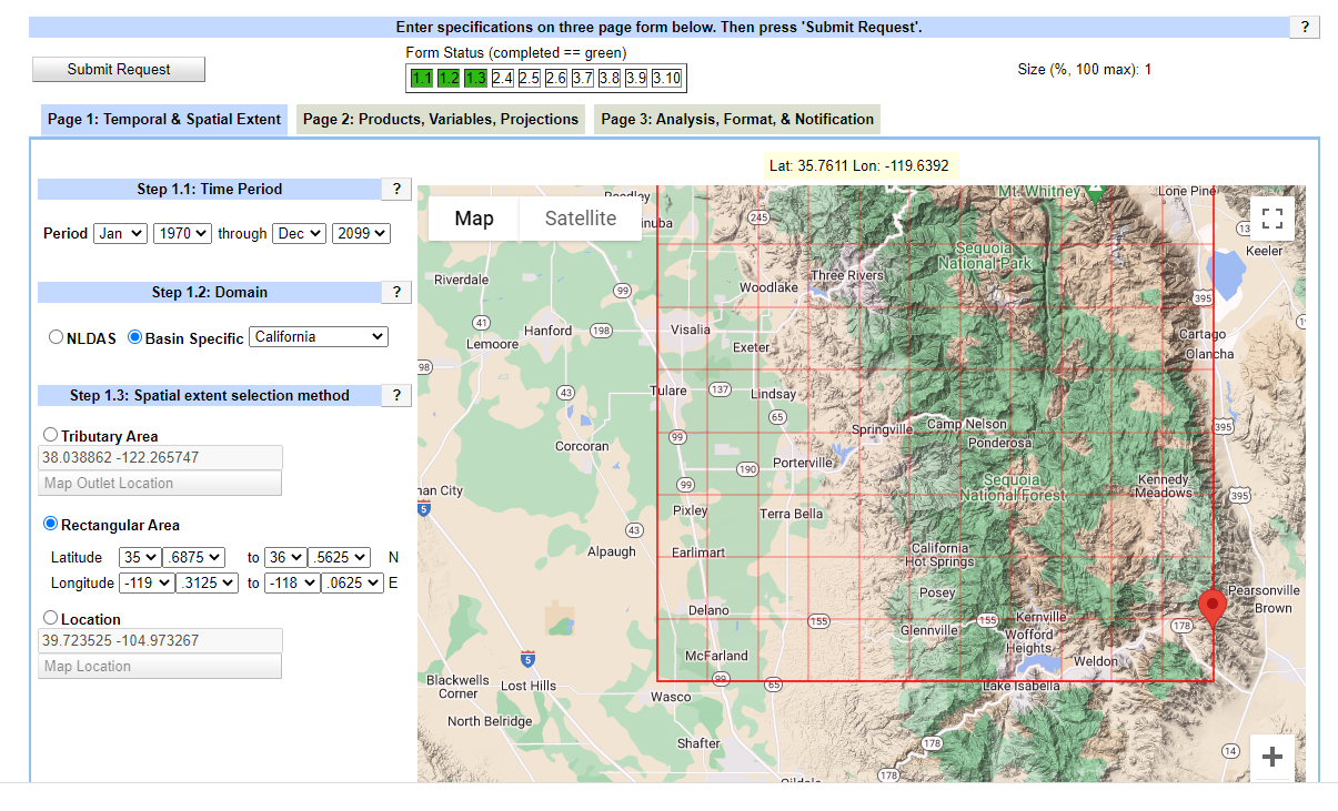 Download Historical Livneh and Downscaled CMIP5 Climate Projection Datasets