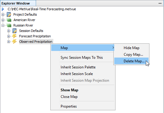 Deleting a Map Window