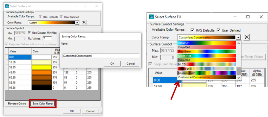 Viewing Sediment Results in RASMapper
