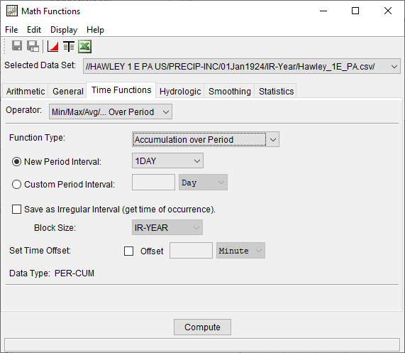 Task 6. Import Data using an HEC-DSSVue Plugin